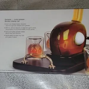 Brookstone | Dining | Brookstone Pin High Decanter Golf Decanter ...